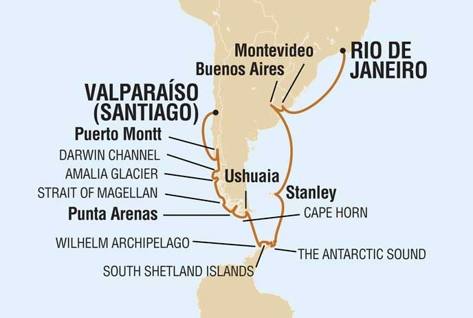 2008 Winter Trip -- South America and Antarctic Peninsula -- Santiago ...